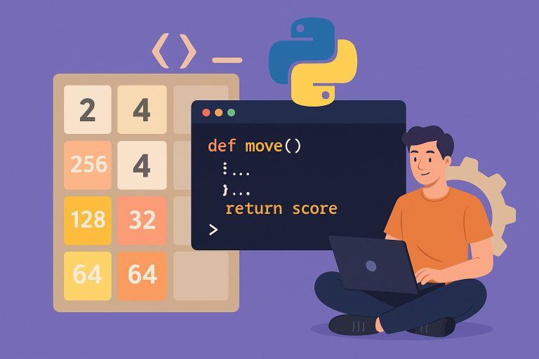 Build the 2048 Game in Python from Scratch - PythonB.org